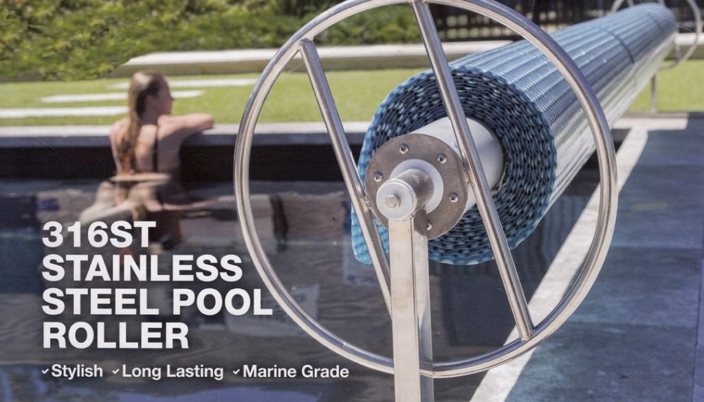 Daisy 316 Stainless & Electric Power Pool Cover Rollers - Just Covers