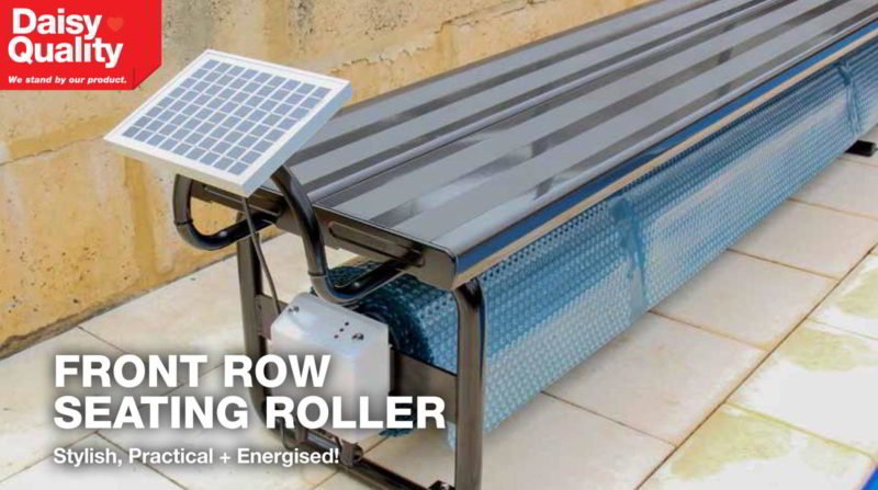 Daisy Electric Powered Under Bench Seat Hidden Solar Roller - Just Covers