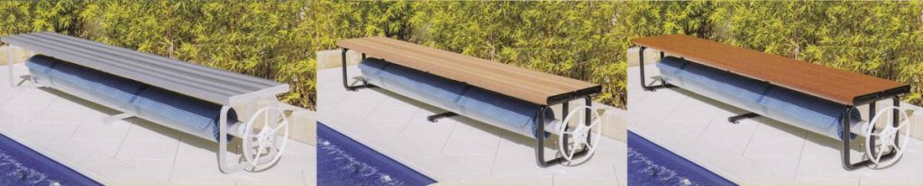 Daisy Electric Powered Under Bench Seat Hidden Solar Roller - Just Covers